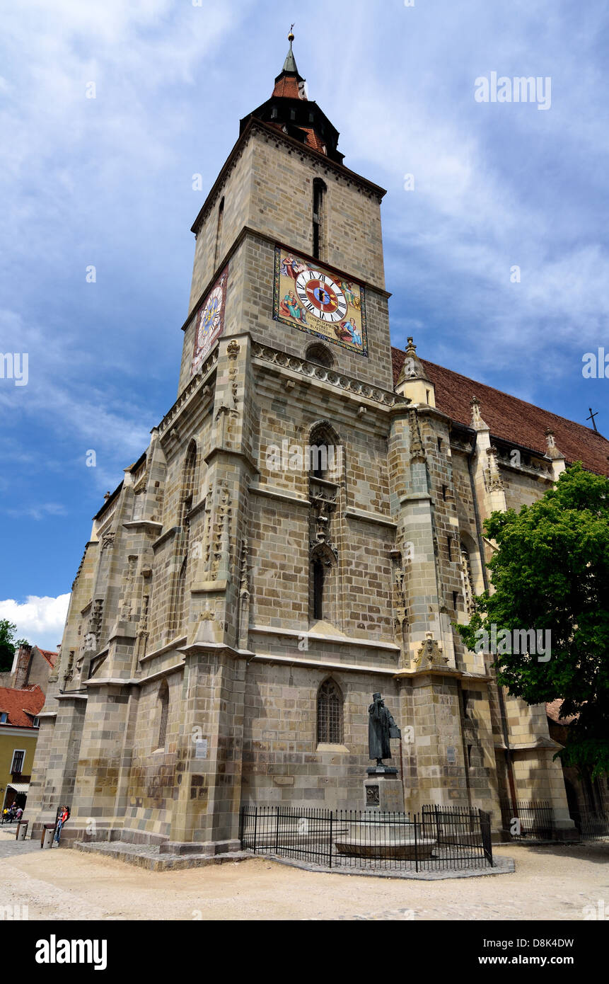 Black Church in Brasov, gothic style architecture in Transylvania ...