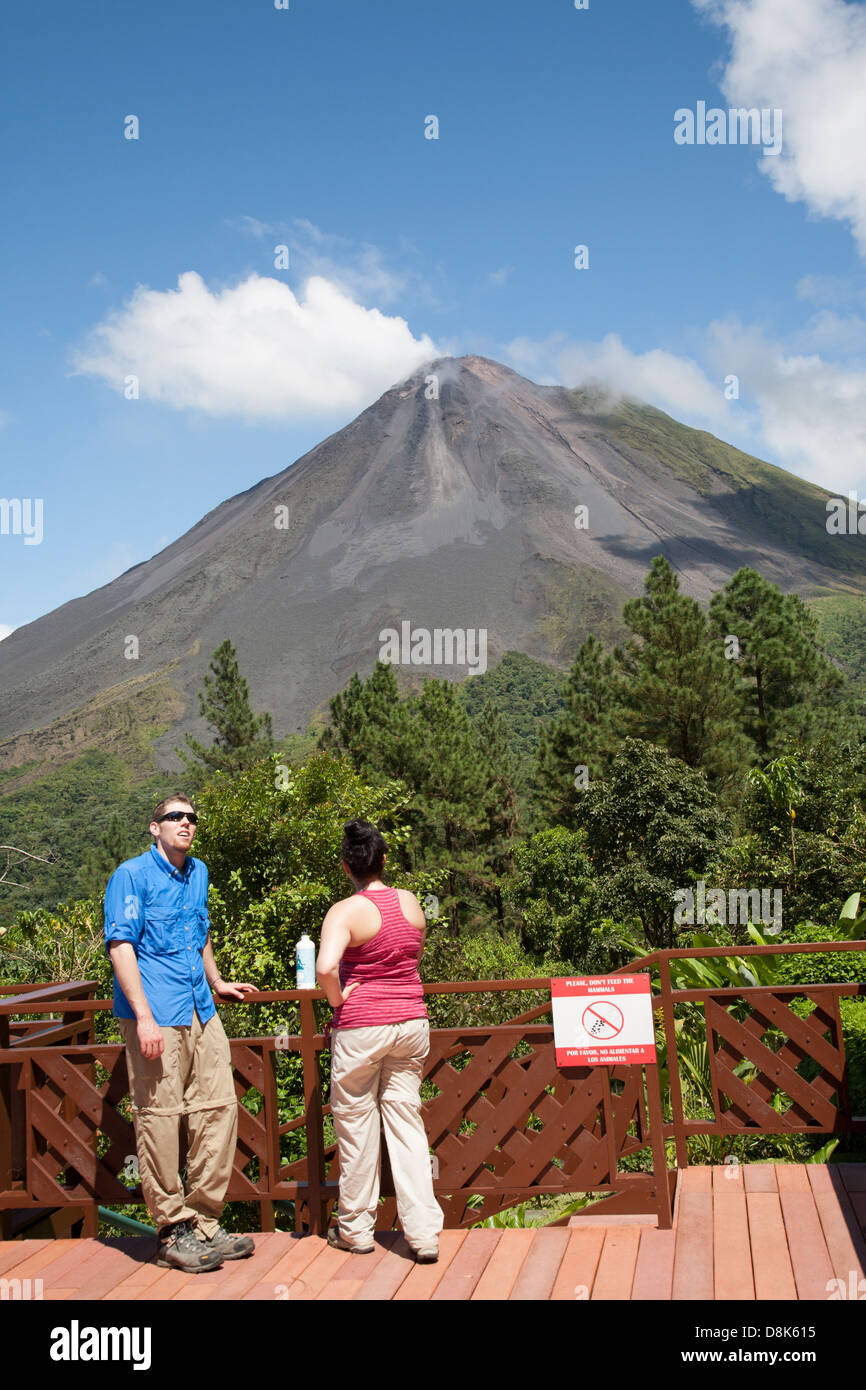 Arenal Observatory Lodge, Arenal Volcano, La Fortuna, Costa Rica Stock ...