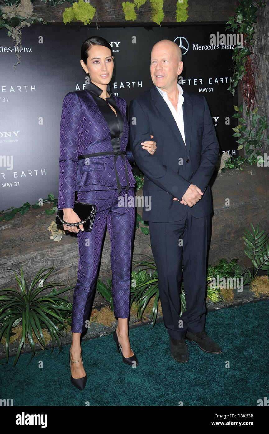 New York, USA. May 29, 2013. Emma Heming, Bruce Willis at arrivals for ...