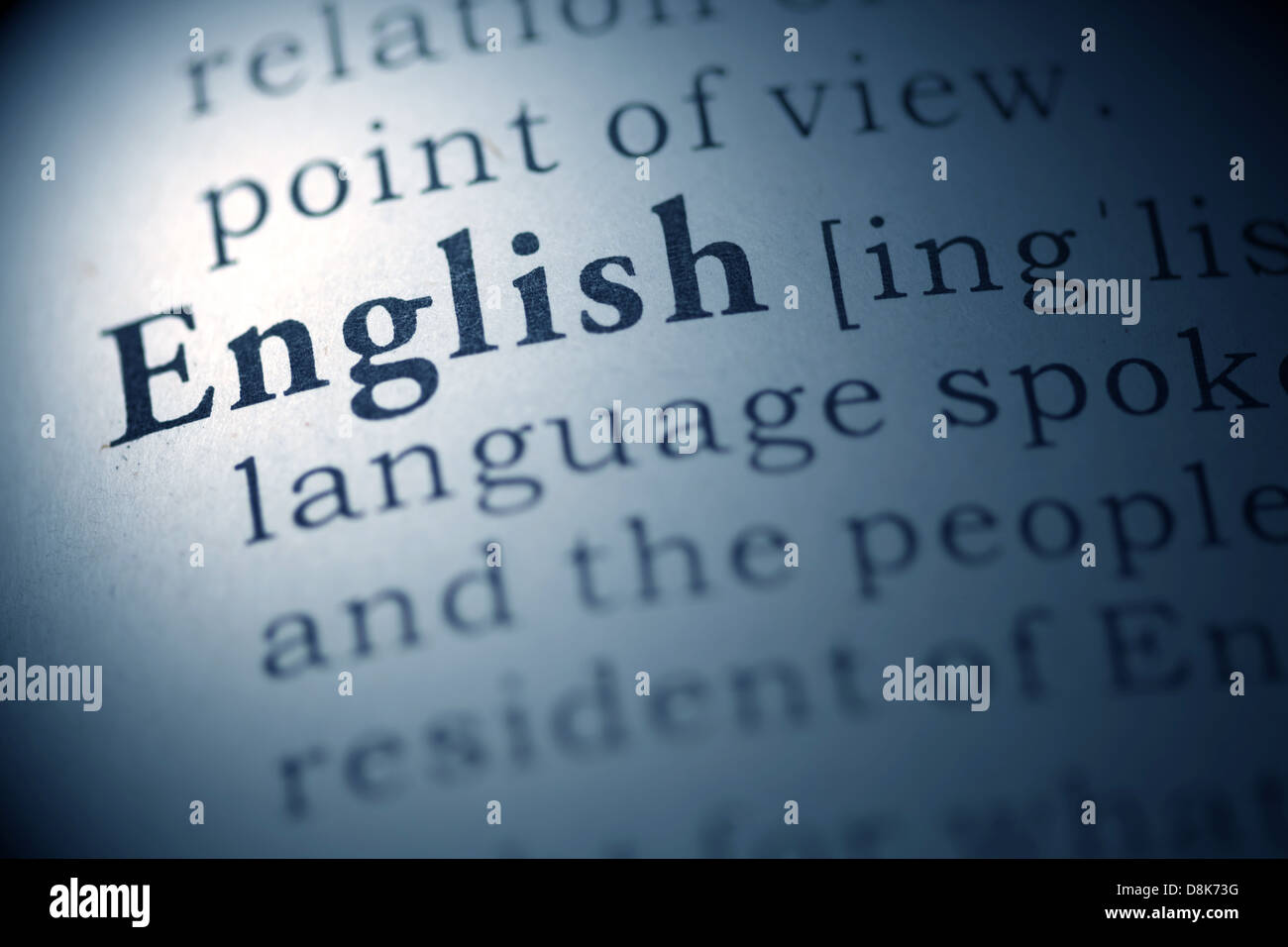 English word hi-res stock photography and images - Alamy