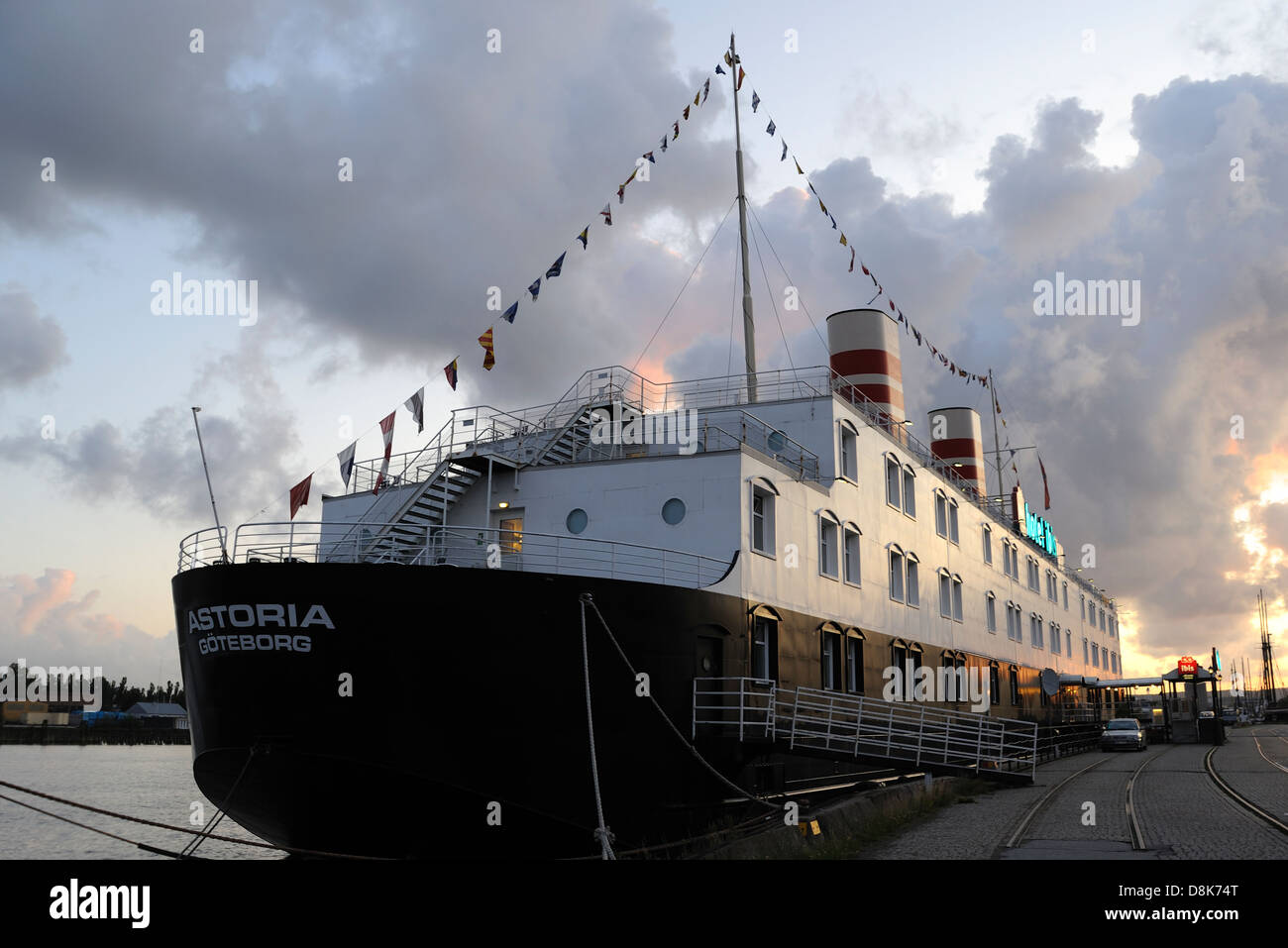 Hotel on a ship on Gota river, Gothenburg, Sweden Stock Photo - Alamy