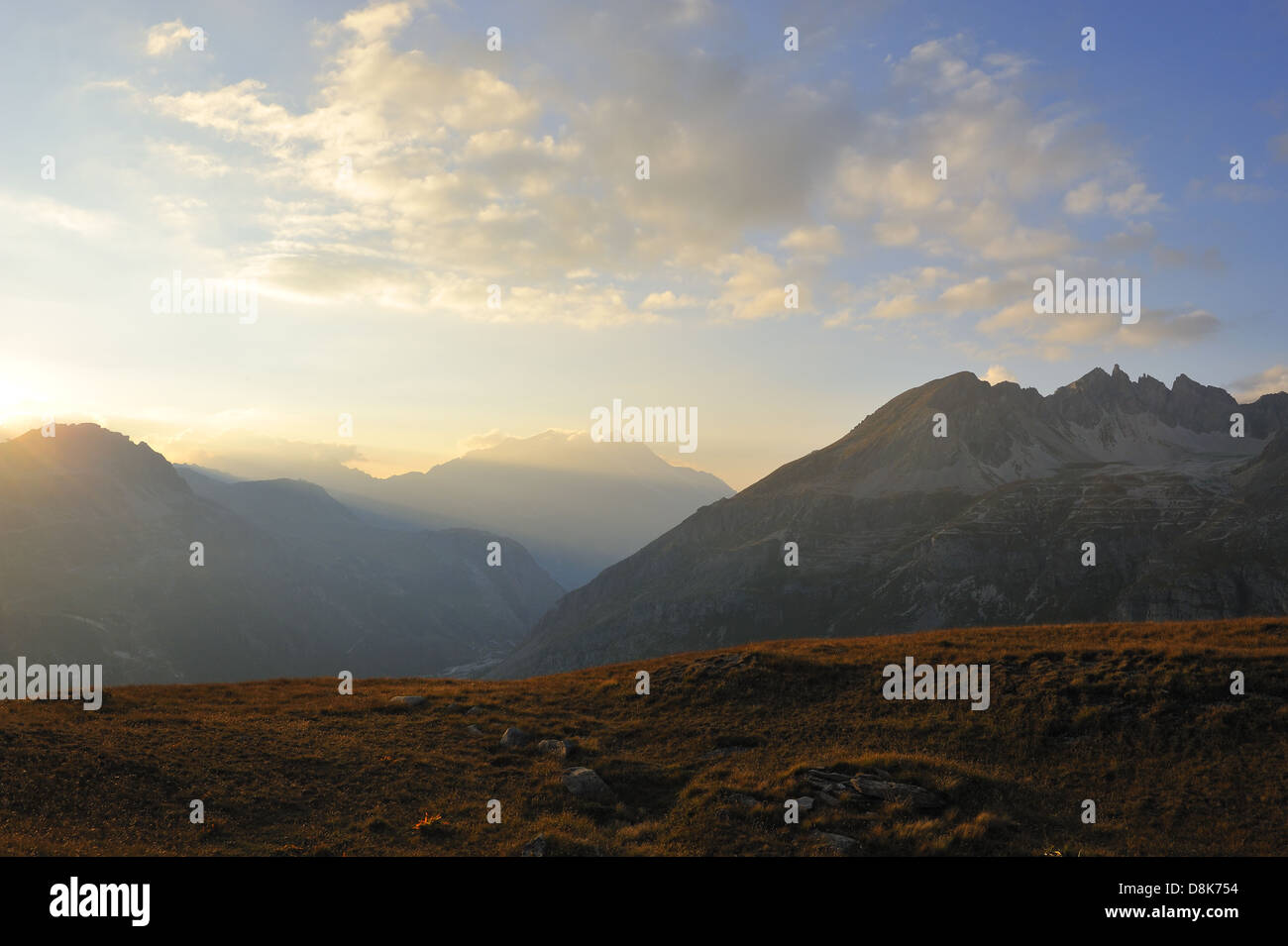 Route de lìseran Stock Photo - Alamy