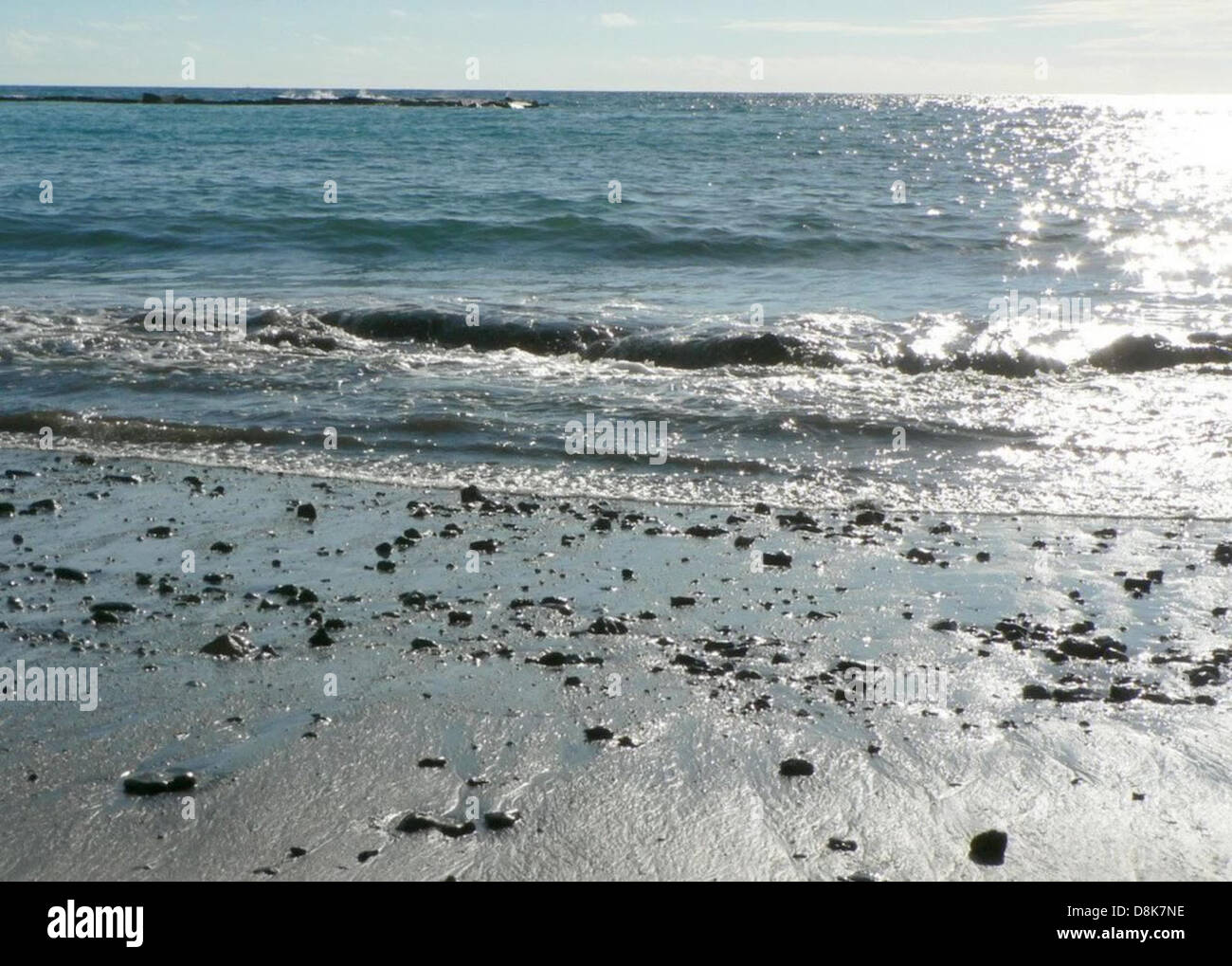 Stones on beach shore Stock Photo - Alamy