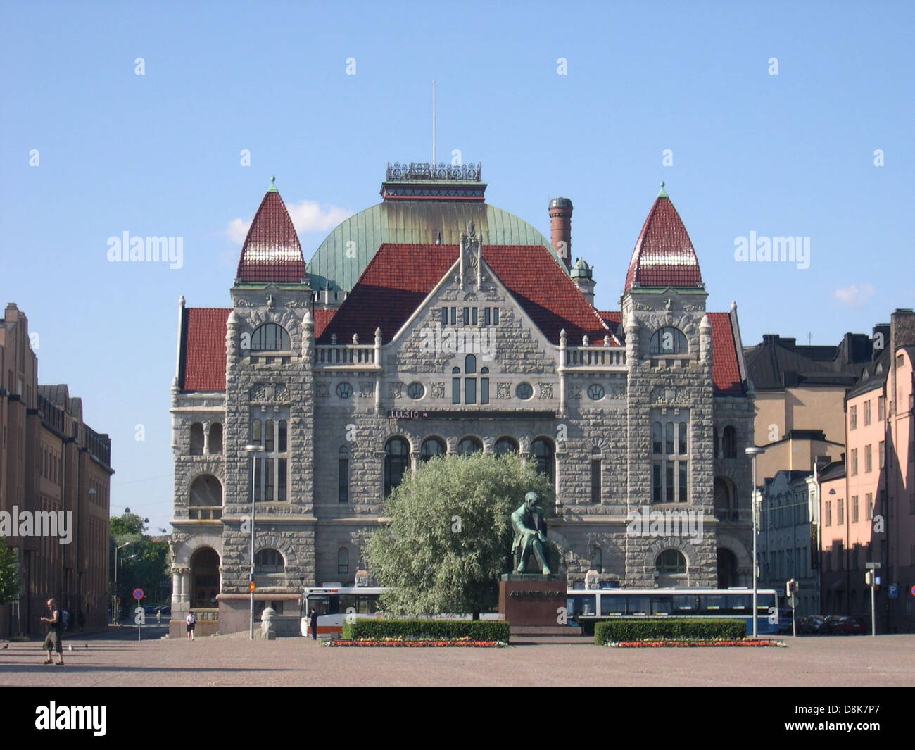 A stone building is captured in this image, showcasing its solid ...