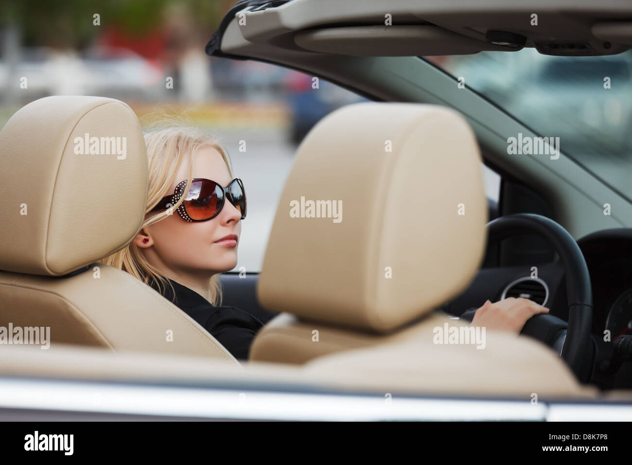 Teens driving convertible hi-res stock photography and images - Alamy
