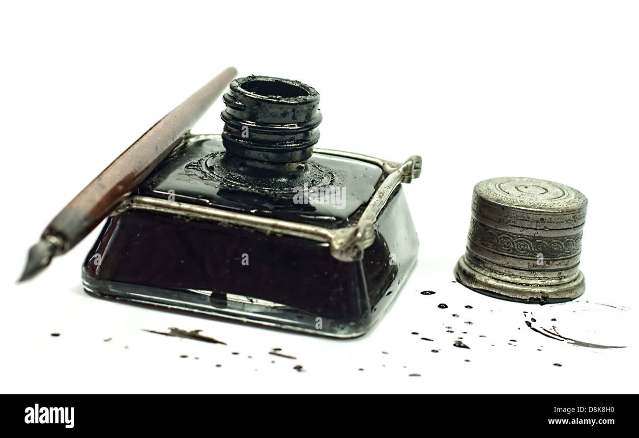 Cartoon ink bottle hi-res stock photography and images - Alamy