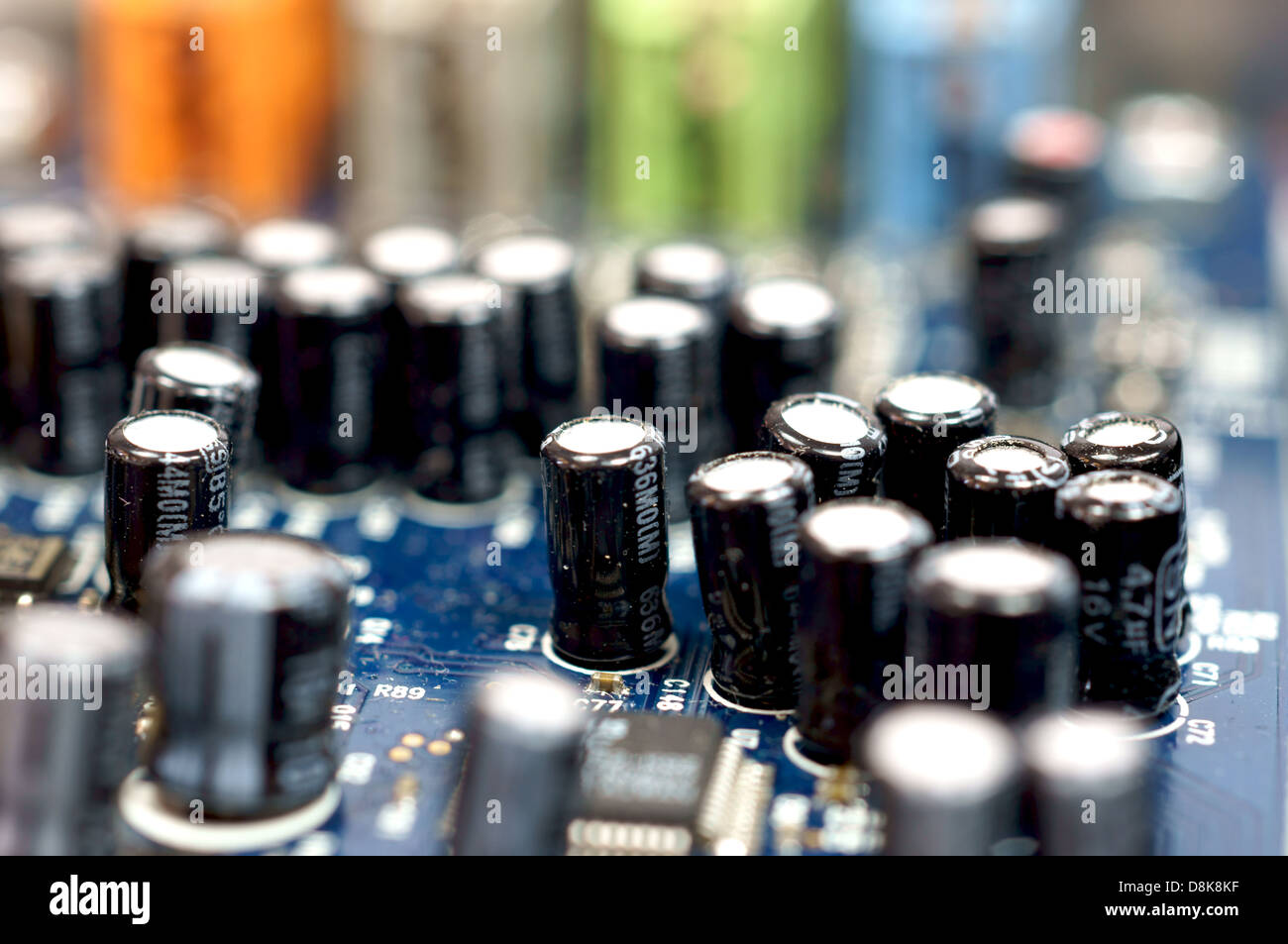 Close up shot of technology parts Stock Photo - Alamy