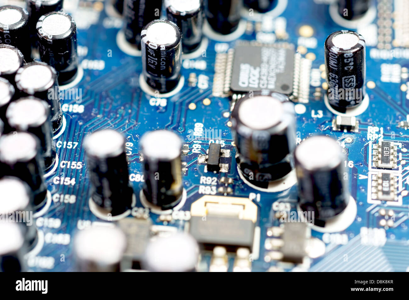 Close up shot of technology parts Stock Photo - Alamy