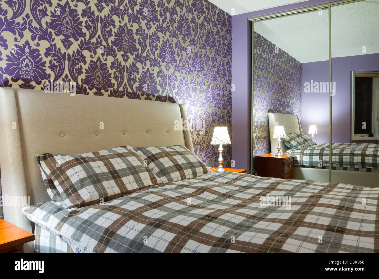 Bedroom Interior Design Stock Photo - Alamy