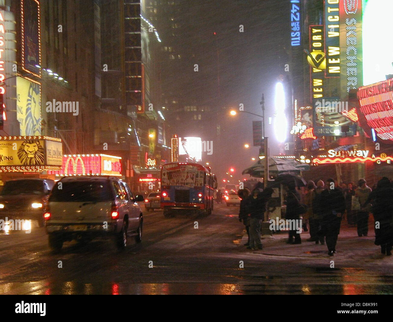 Times square on 42nd street Stock Photo - Alamy