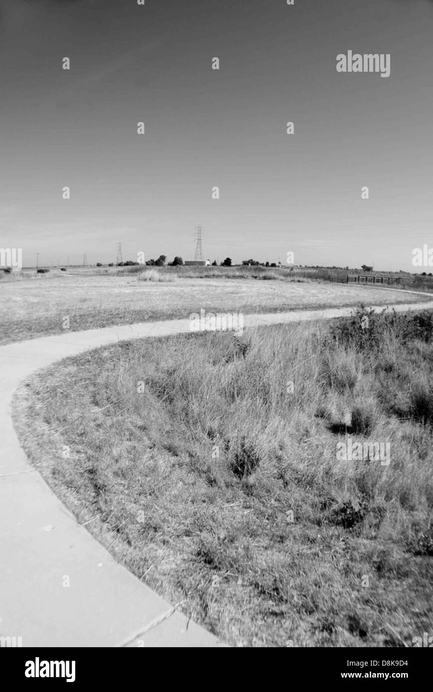 A vintage photo depicting an old, rustic trail or path, evoking a sense ...