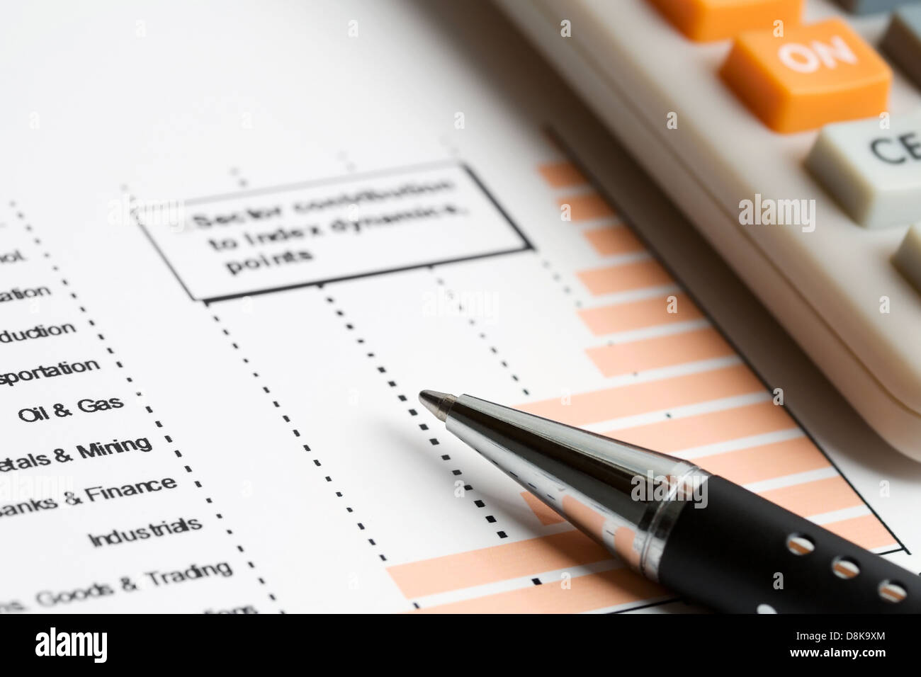 Financial graphs and charts analysis Stock Photo - Alamy