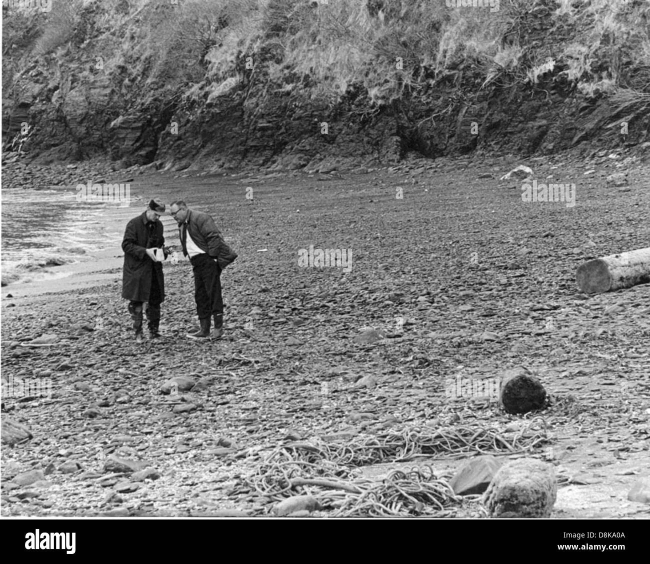 Coastal walk scene Black and White Stock Photos & Images - Alamy