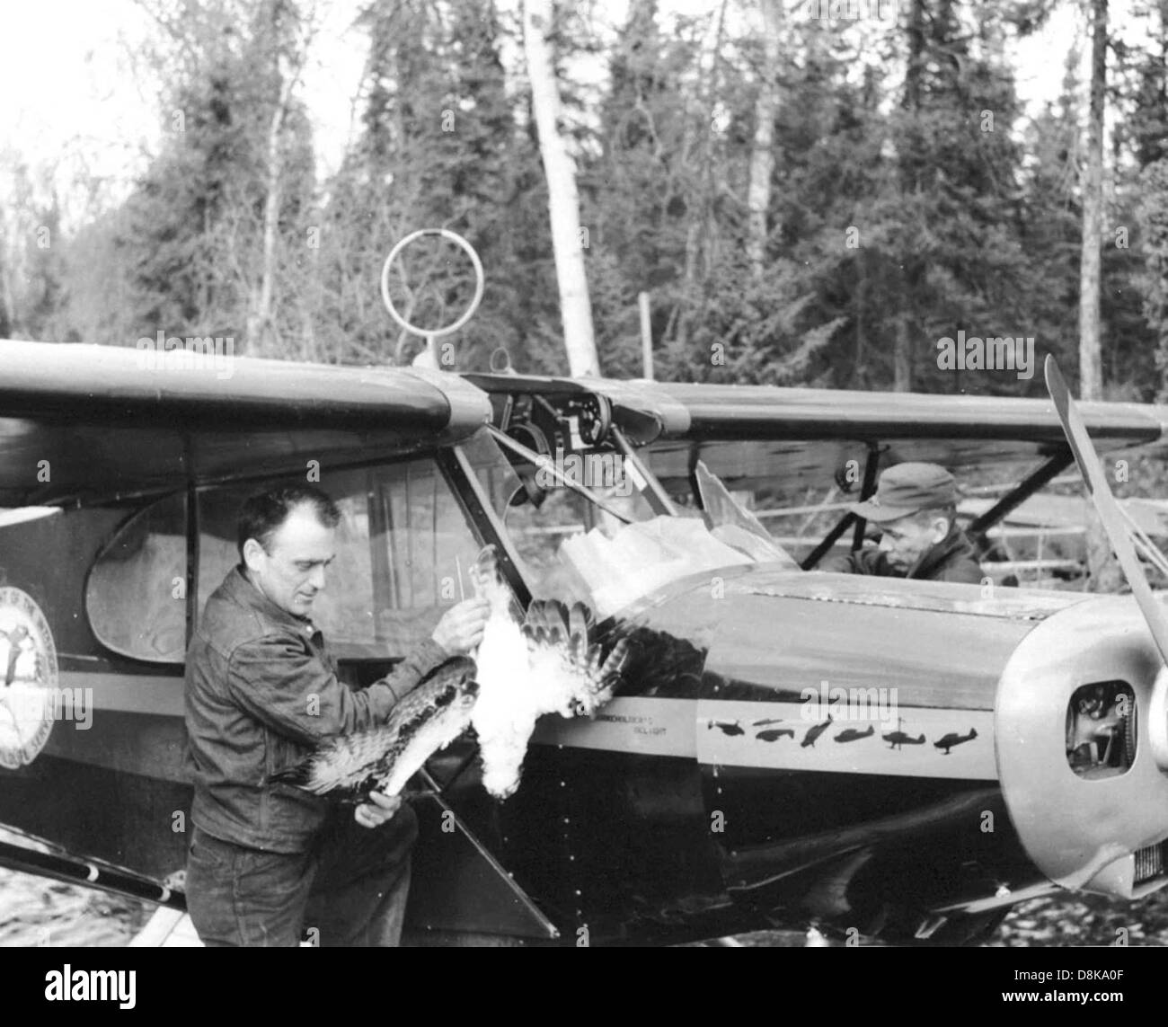 Two men seen from Black and White Stock Photos & Images - Alamy