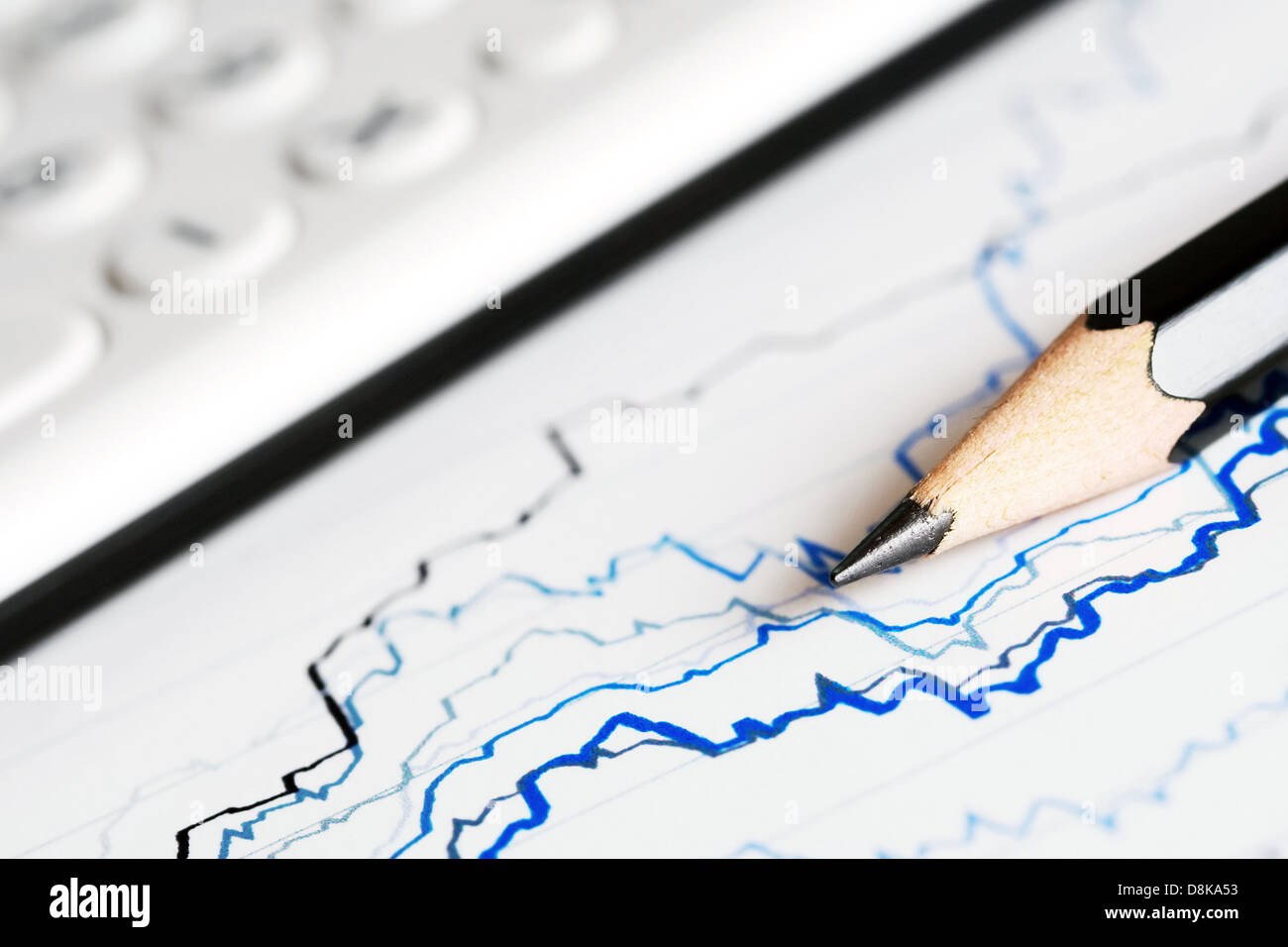 Financial graphs analysis Stock Photo - Alamy