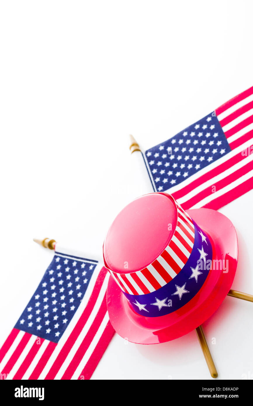 Patriotic items to celebrate July 4th Stock Photo - Alamy