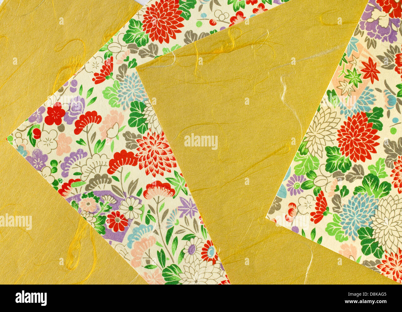 Multicolored Japanese paper Stock Photo - Alamy