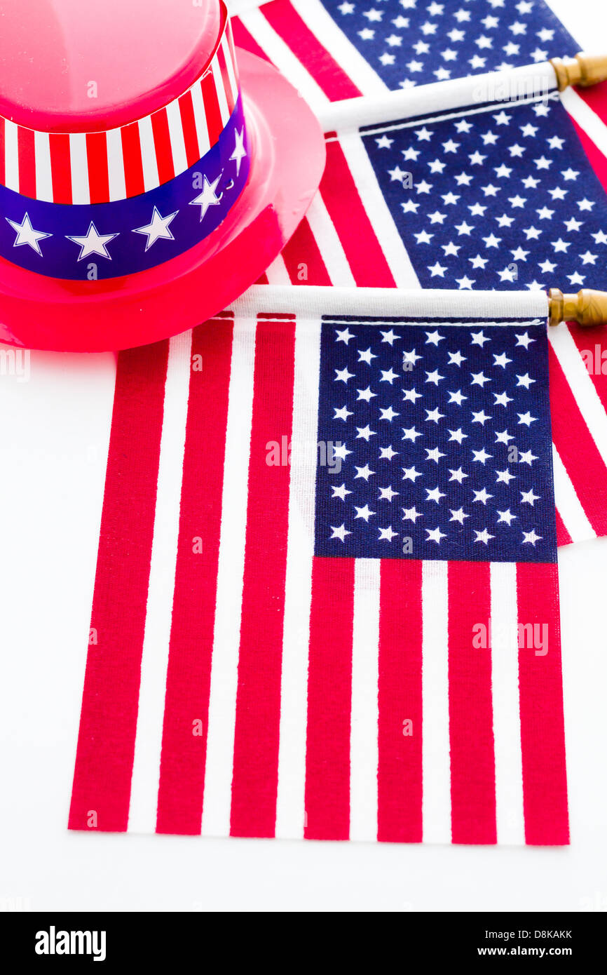 Patriotic items to celebrate July 4th Stock Photo - Alamy