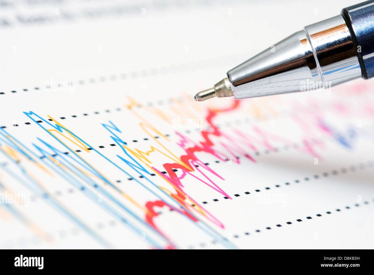Financial graphs and charts analysis Stock Photo - Alamy
