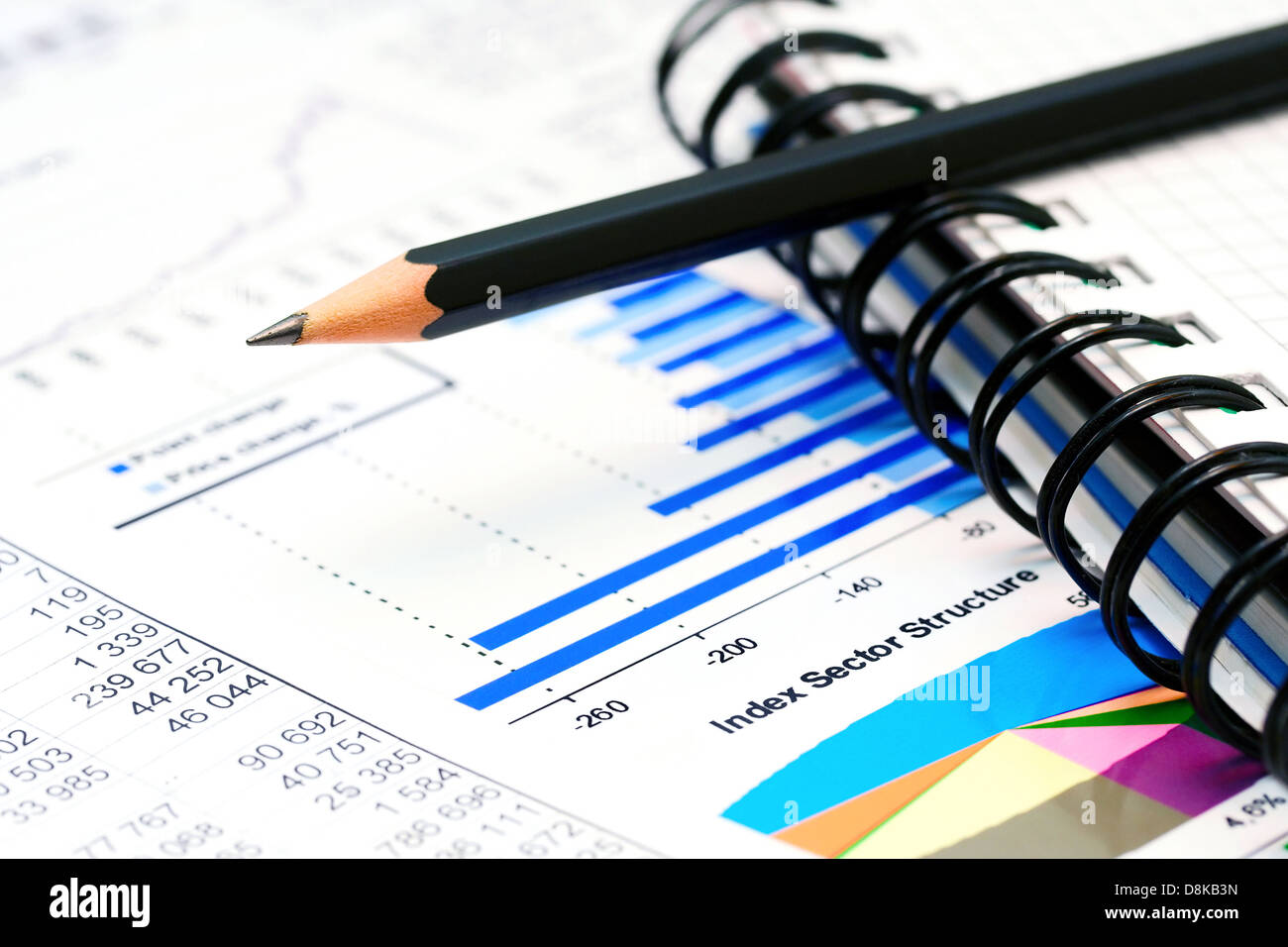 Financial graphs and charts analysis Stock Photo - Alamy