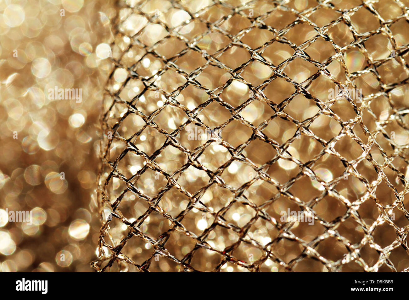 Lustrous elegant golden fabric - macro Stock Photo - Alamy