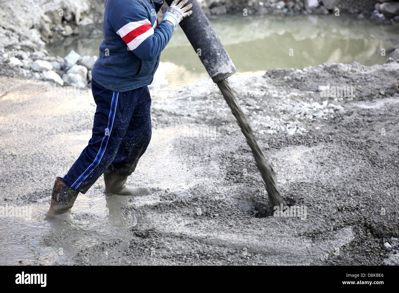 Concrete Pouring Equipment High Resolution Stock Photography and Images ...
