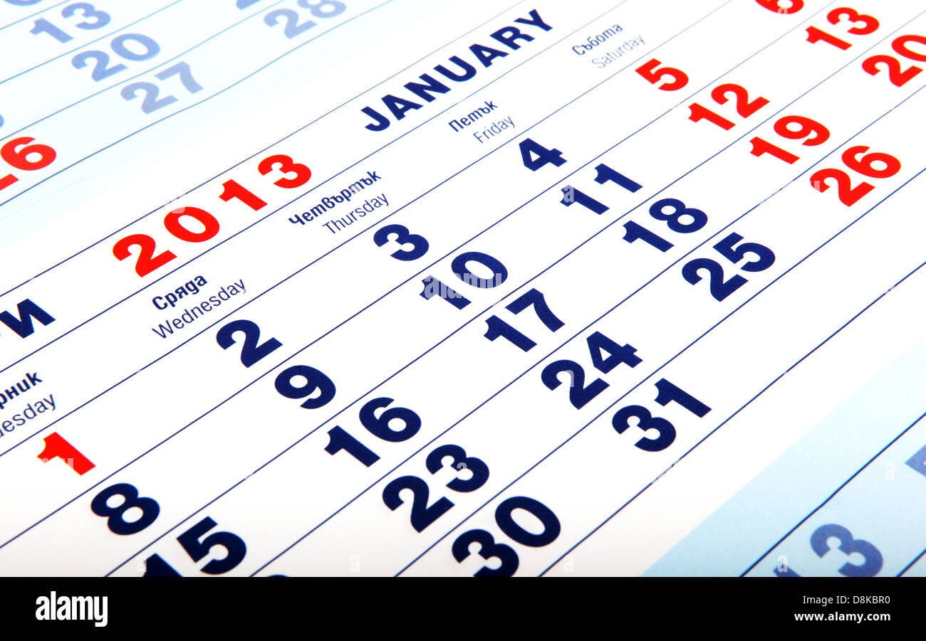 Corporate Calendar High Resolution Stock Photography and Images - Alamy