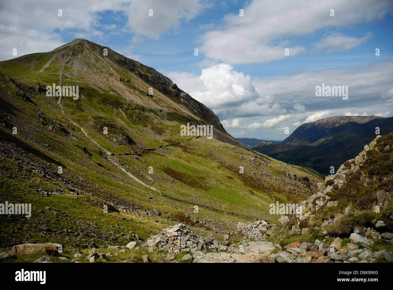 View from Haystacks, Wainwright walk, Lake district,Cumbria,England ...