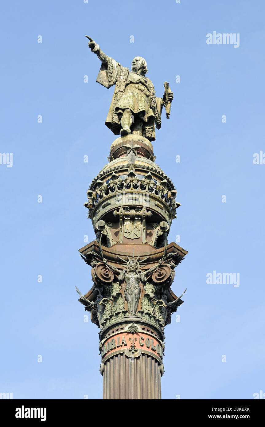 Column of Columbus Stock Photo - Alamy