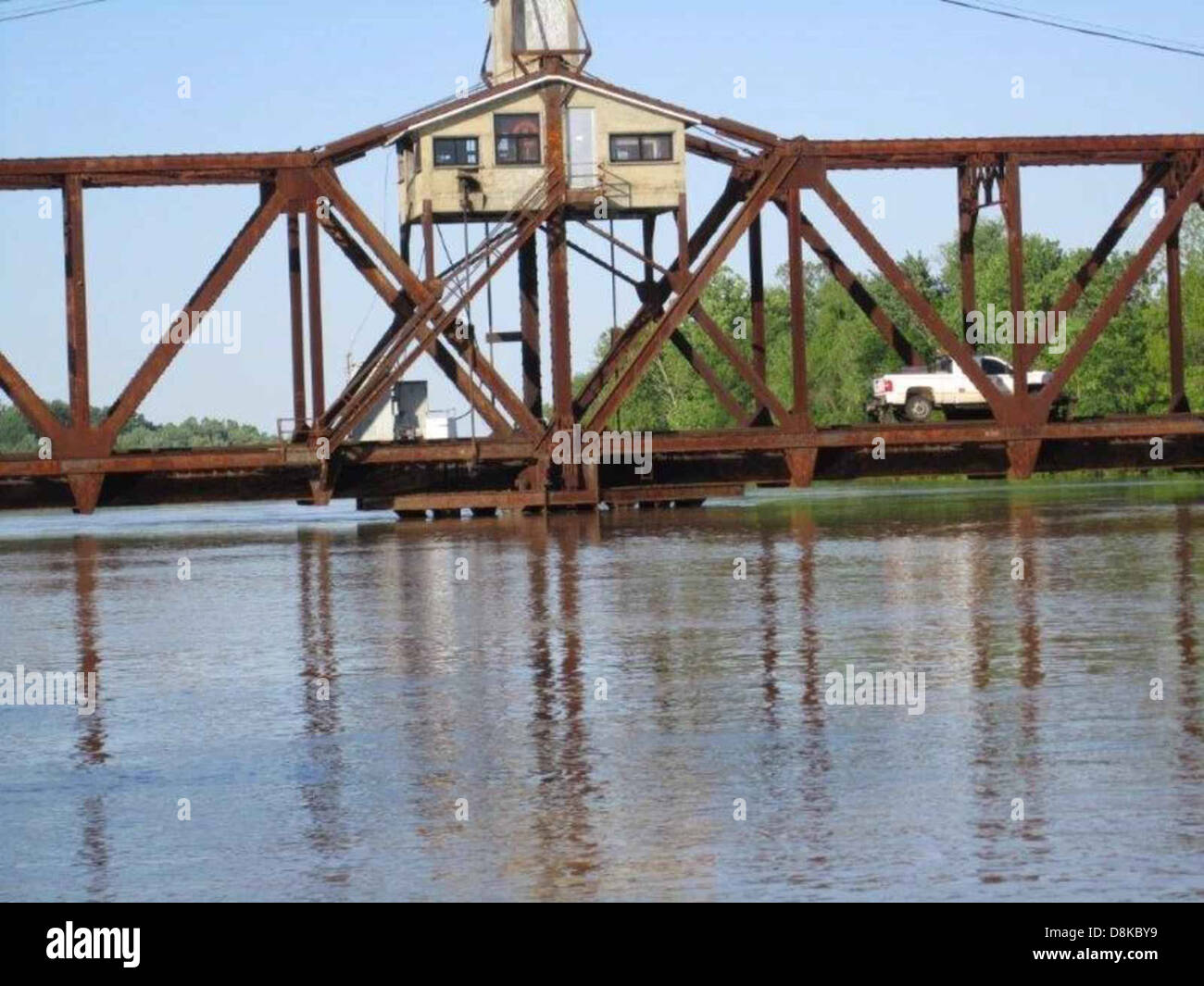 White river rail bridge Stock Photo - Alamy