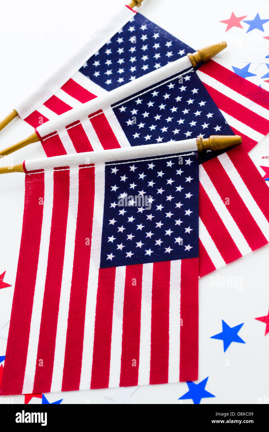 Patriotic items to celebrate July 4th Stock Photo - Alamy