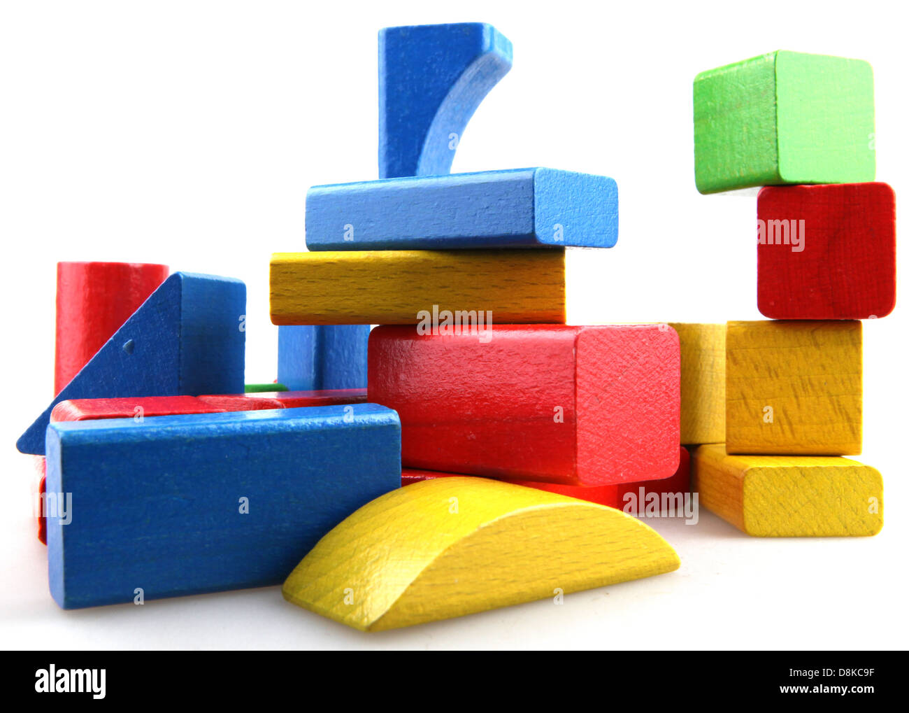 Wooden building blocks Stock Photo - Alamy