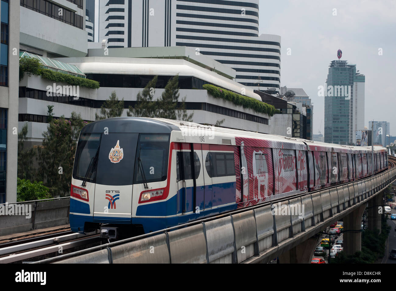 Skytrain, Bangkok Transit System, Nana Sukhumvit Bangkok, Thailand ...