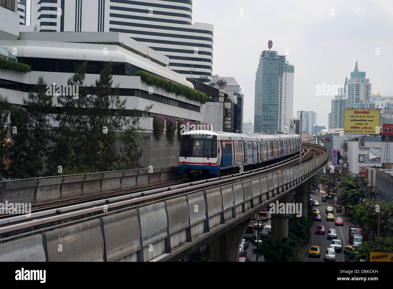 Skytrain, Bangkok Transit System, Nana Sukhumvit Bangkok, Thailand ...