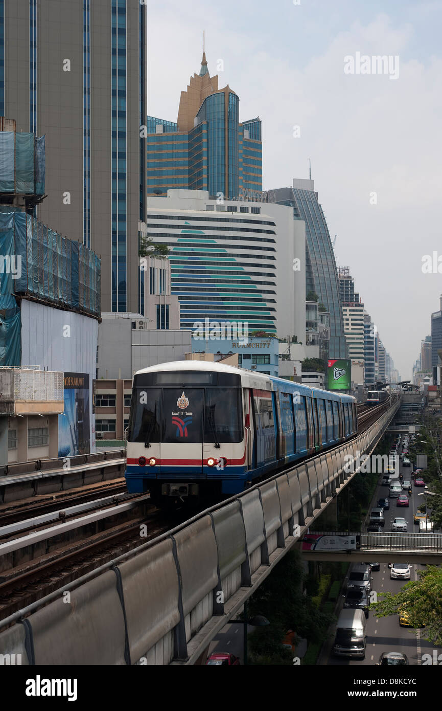 Skytrain, Bangkok Transit System, Nana Sukhumvit Bangkok, Thailand ...