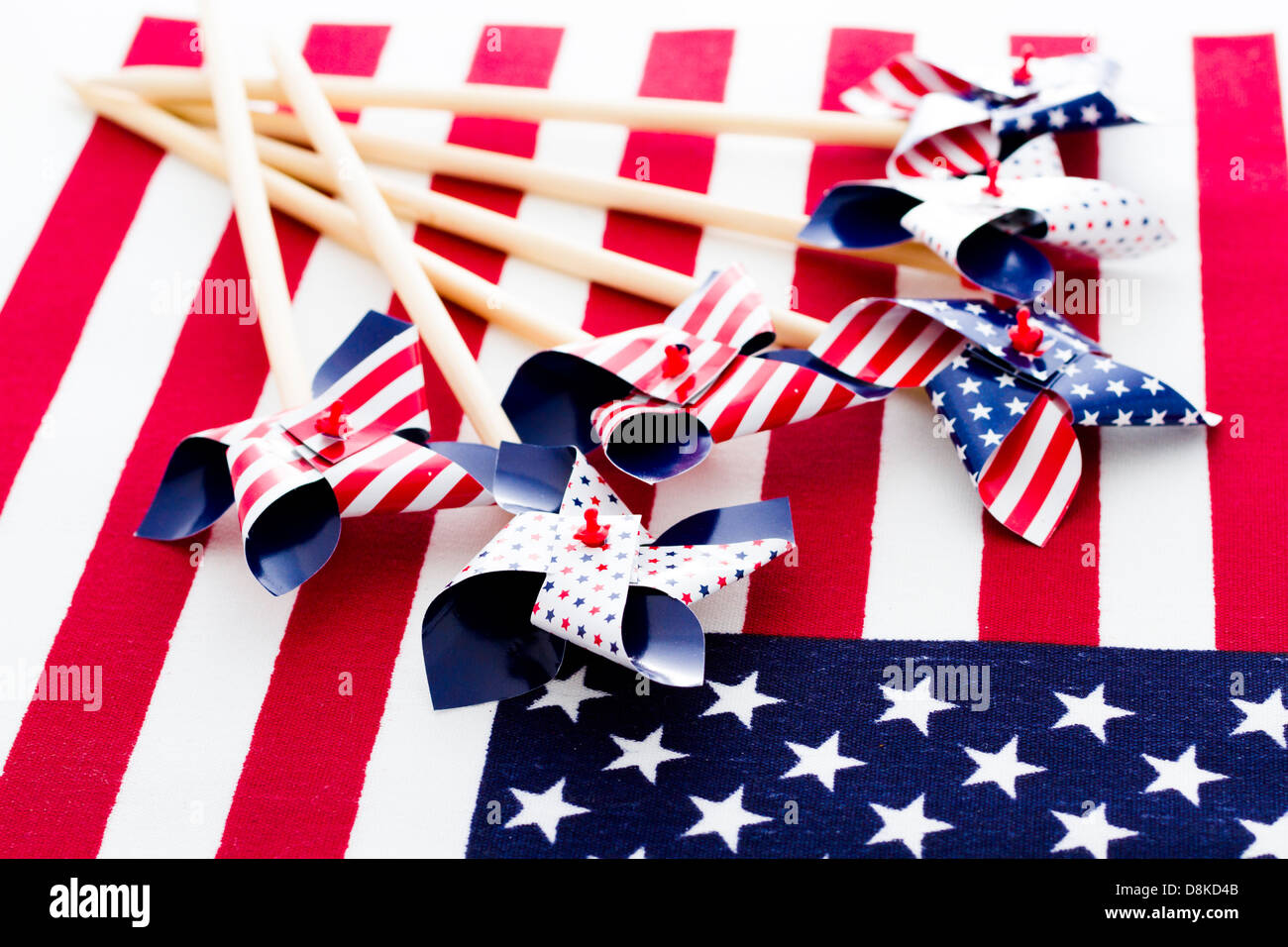 Patriotic items to celebrate July 4th Stock Photo - Alamy
