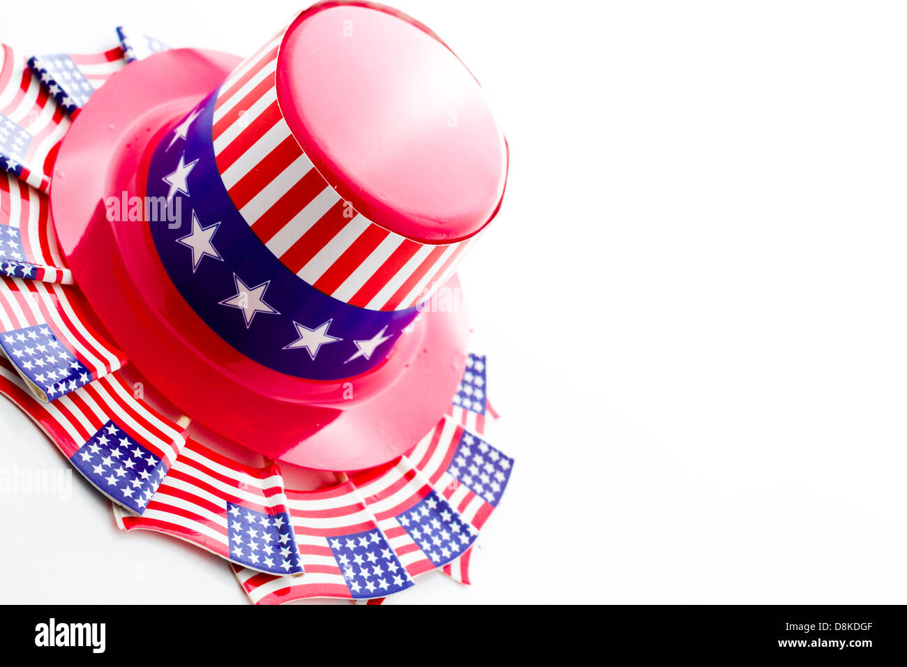 Patriotic items to celebrate July 4th Stock Photo - Alamy