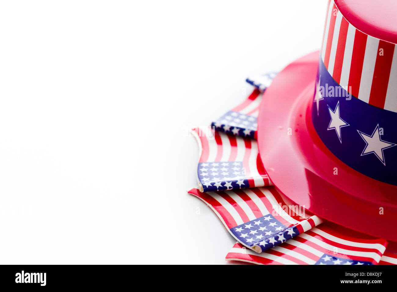 Patriotic items to celebrate July 4th Stock Photo - Alamy