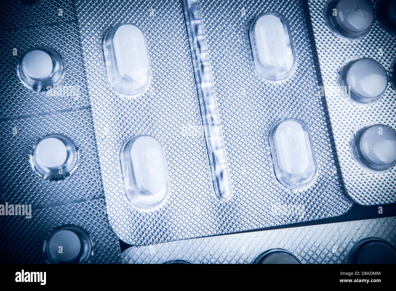 Packs of pills Stock Photo - Alamy