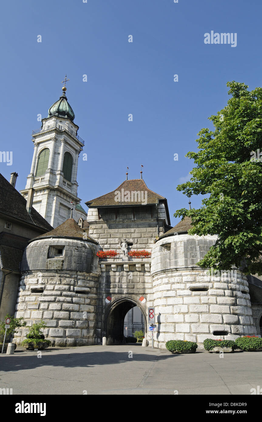 Bell tower of basel cathedral hi-res stock photography and images - Alamy