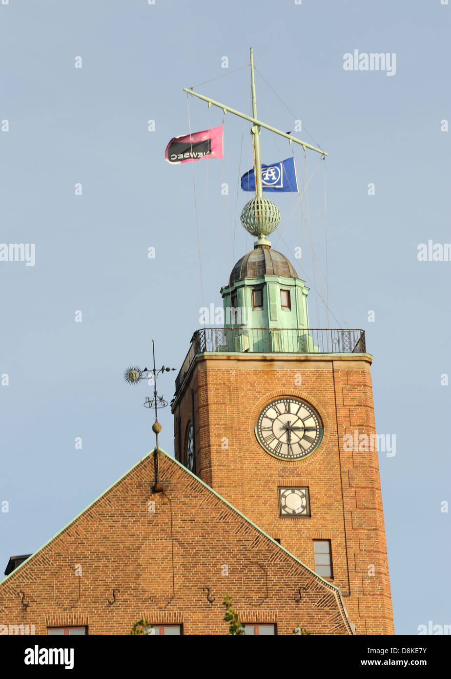 Clock tower, Gothenburg, Sweden Stock Photo - Alamy