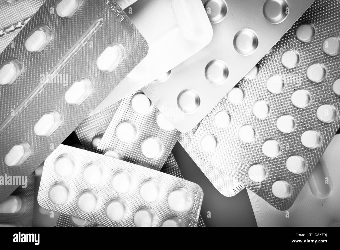 packs of pills Stock Photo - Alamy