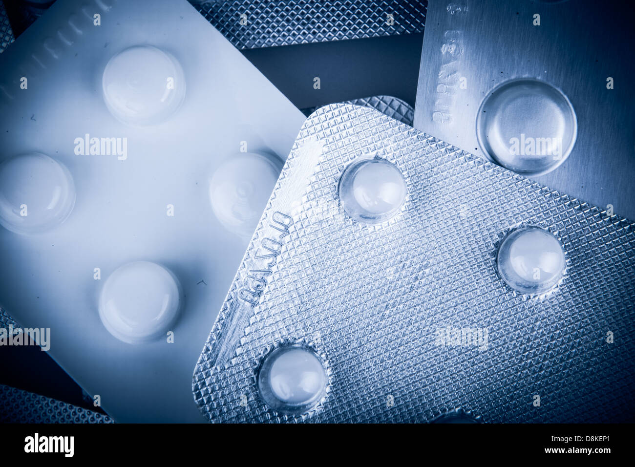 Packs of pills Stock Photo - Alamy