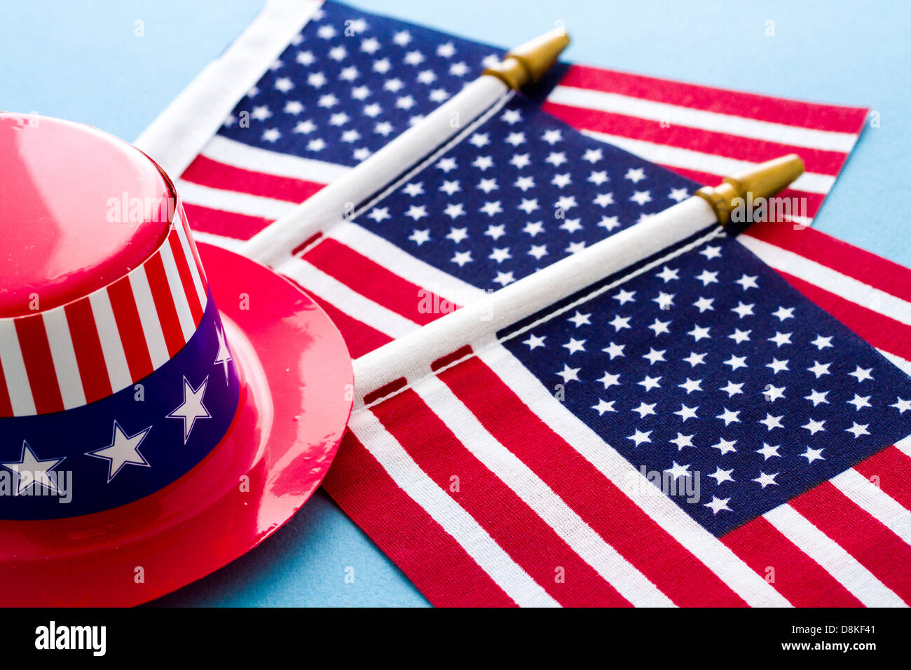 Patriotic items to celebrate July 4th Stock Photo - Alamy