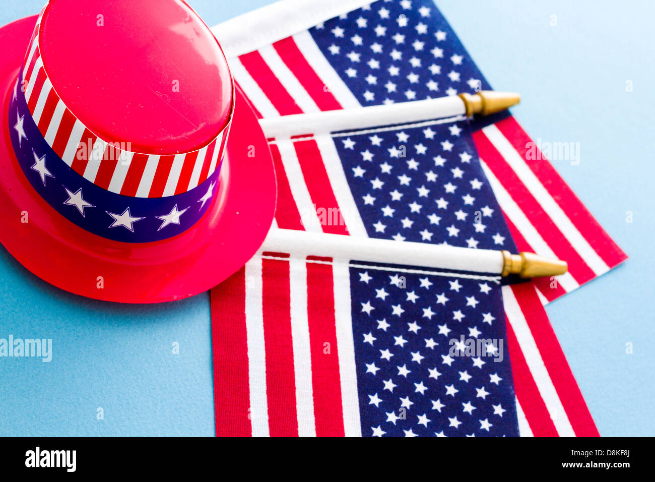 Patriotic items to celebrate July 4th Stock Photo - Alamy