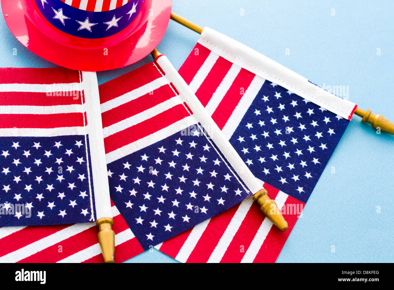 Patriotic items to celebrate July 4th Stock Photo - Alamy