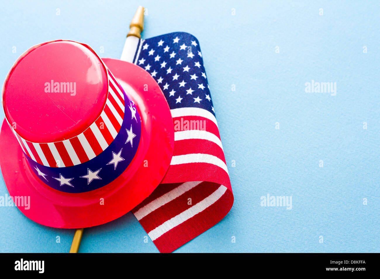 Patriotic items to celebrate July 4th Stock Photo - Alamy