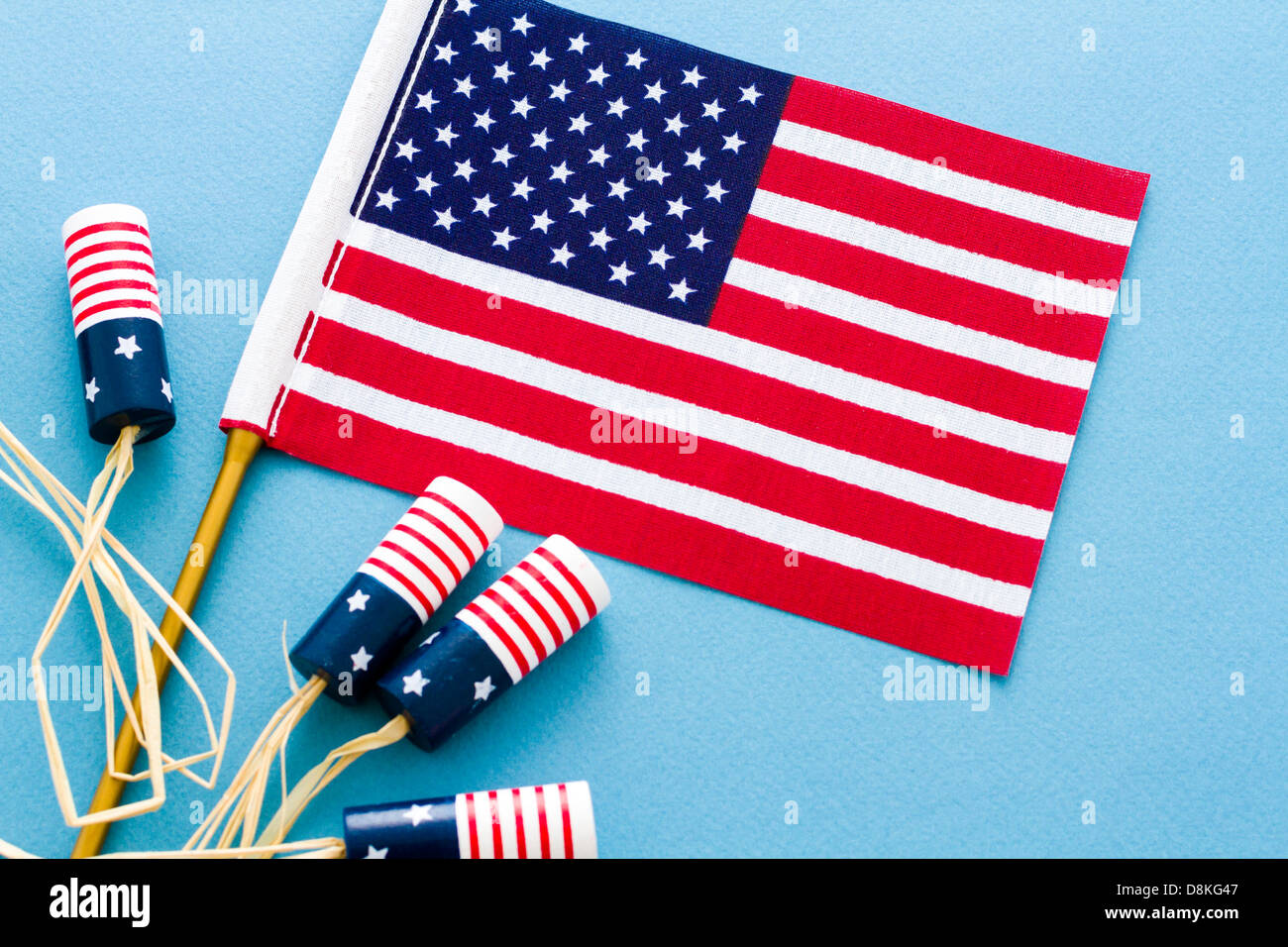 Patriotic items to celebrate July 4th Stock Photo - Alamy