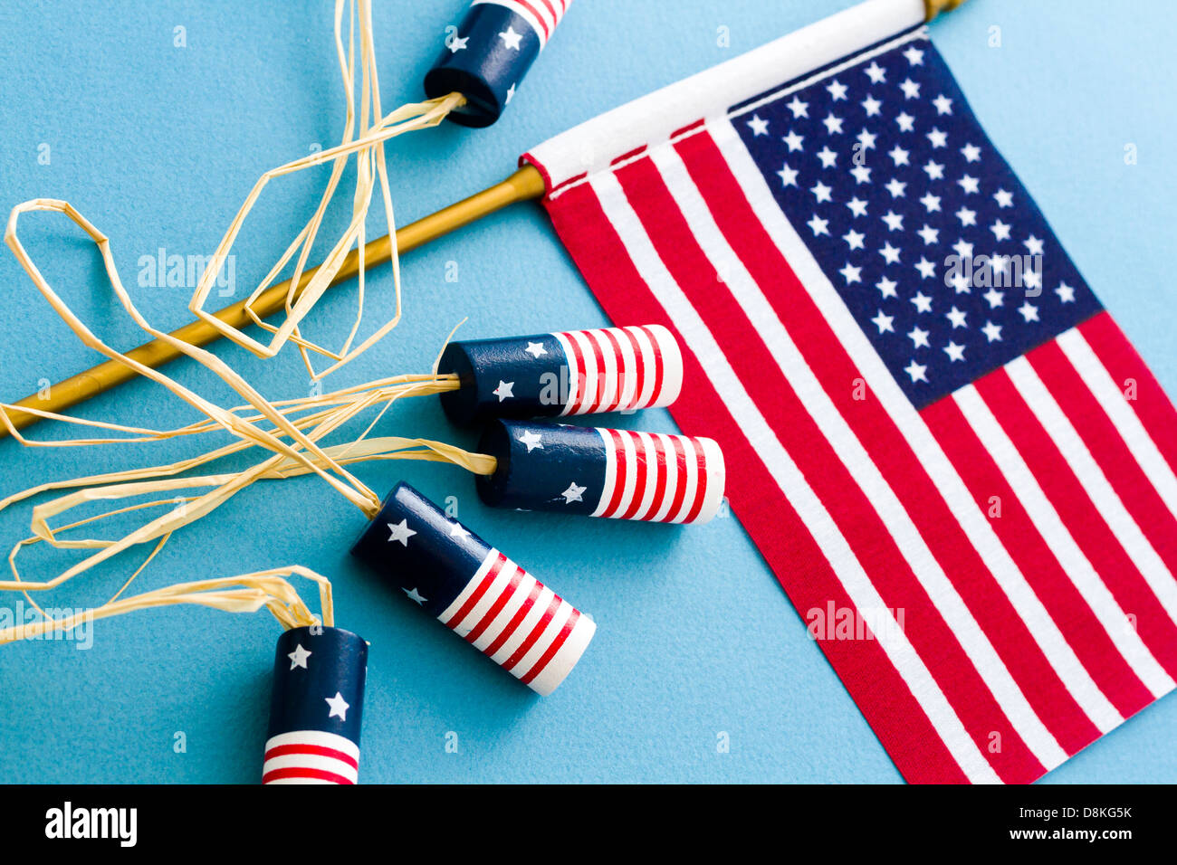 Patriotic items to celebrate July 4th Stock Photo - Alamy