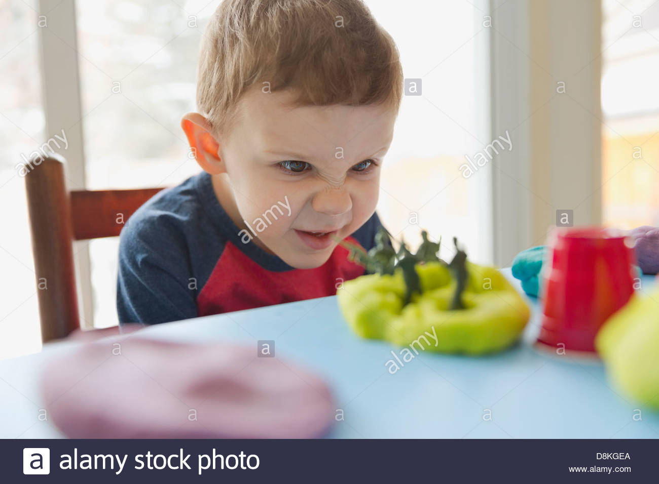 Playing with play dough hi-res stock photography and images - Alamy
